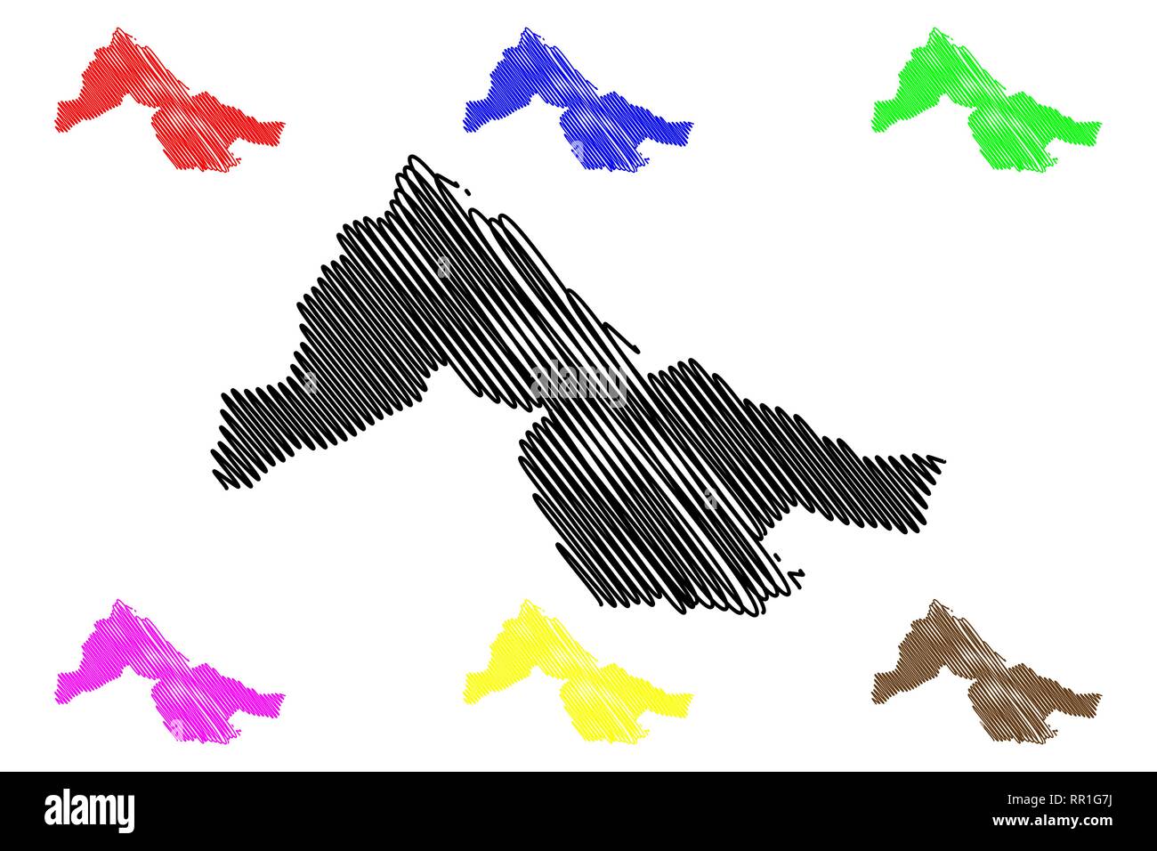 Kwara State (Subdivisions of Nigeria, Federated state of Nigeria) map ...