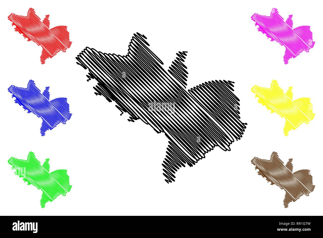 Kogi State (Subdivisions of Nigeria, Federated state of Nigeria) map ...