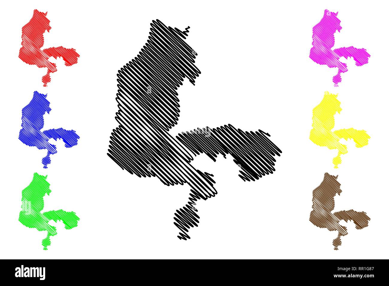 Kebbi State (Subdivisions of Nigeria, Federated state of Nigeria) map ...