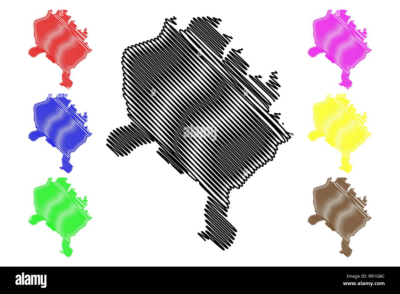 Kano State (Subdivisions of Nigeria, Federated state of Nigeria) map ...
