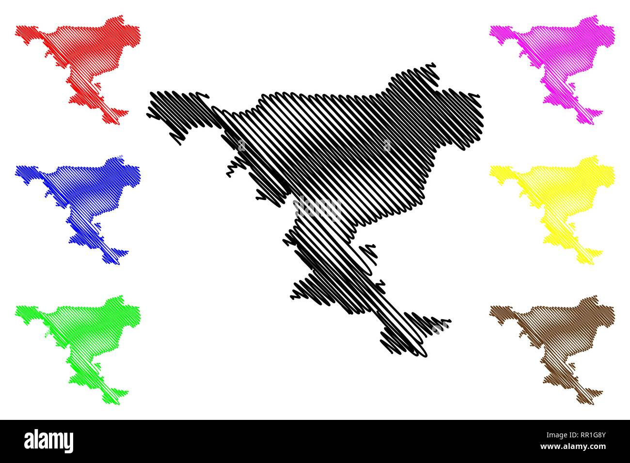 Jigawa State (Subdivisions of Nigeria, Federated state of Nigeria) map ...