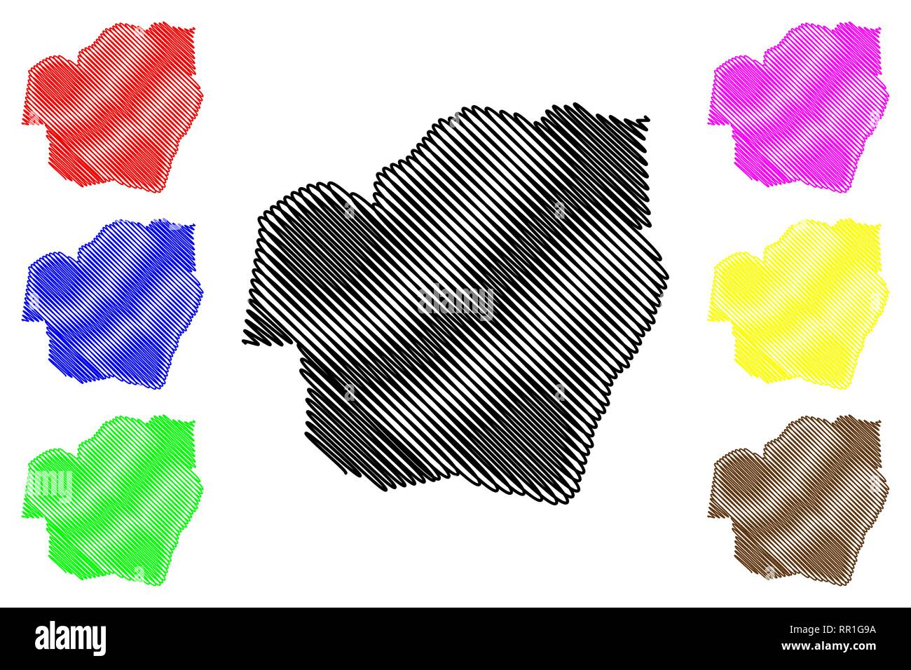 Imo State (Subdivisions of Nigeria, Federated state of Nigeria) map ...