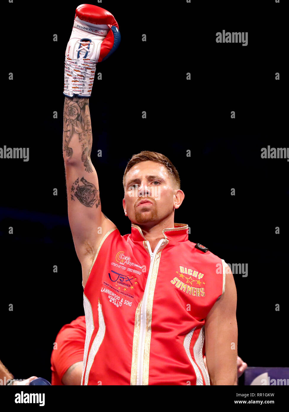 Ricky Summers before his Eliminator for British Light Heavyweight ...