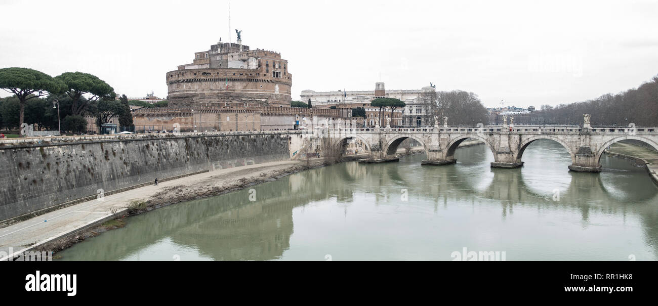 Views of Vatican city and the river in Rome Stock Photo - Alamy