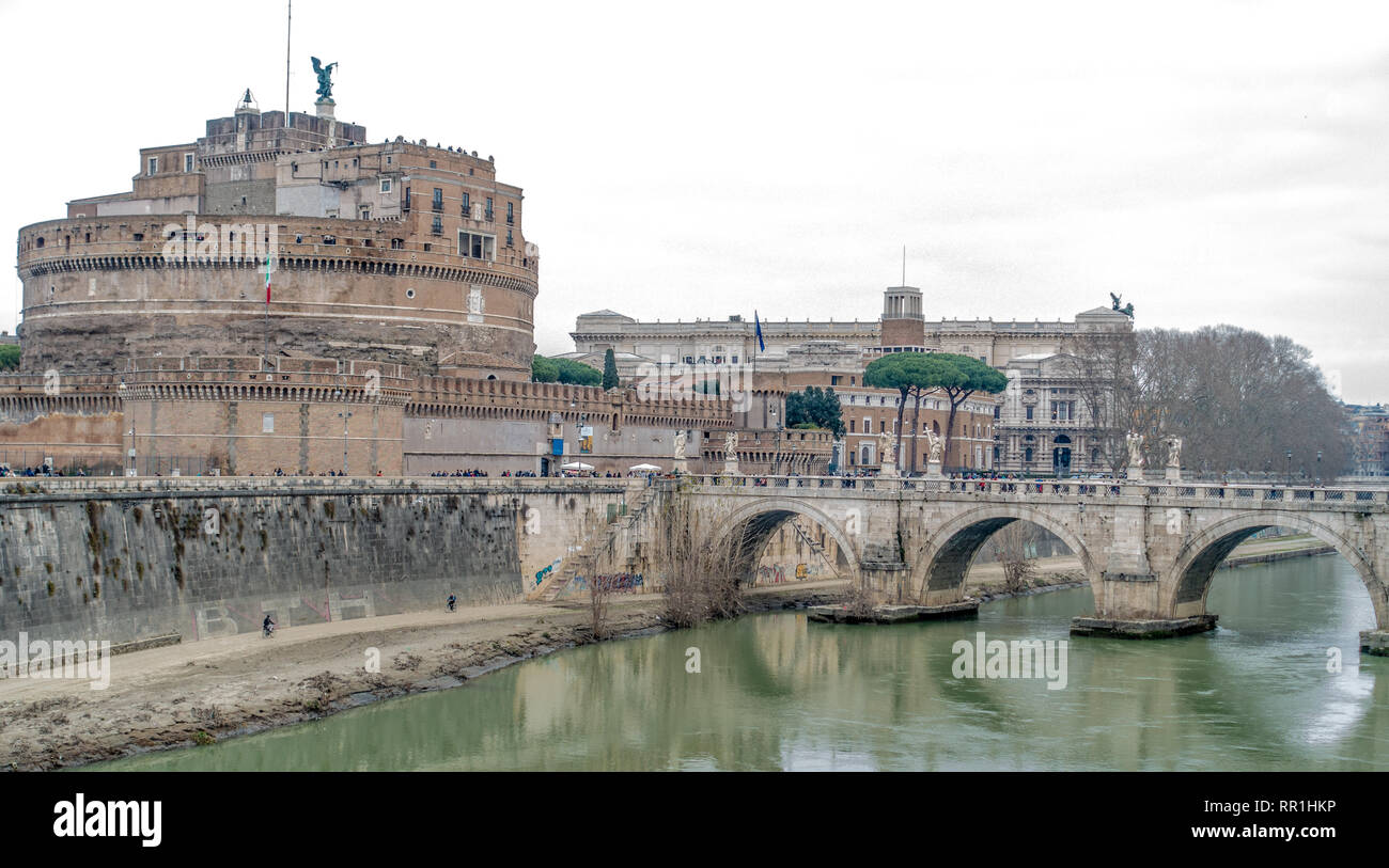Views of Vatican city and the river in Rome Stock Photo - Alamy