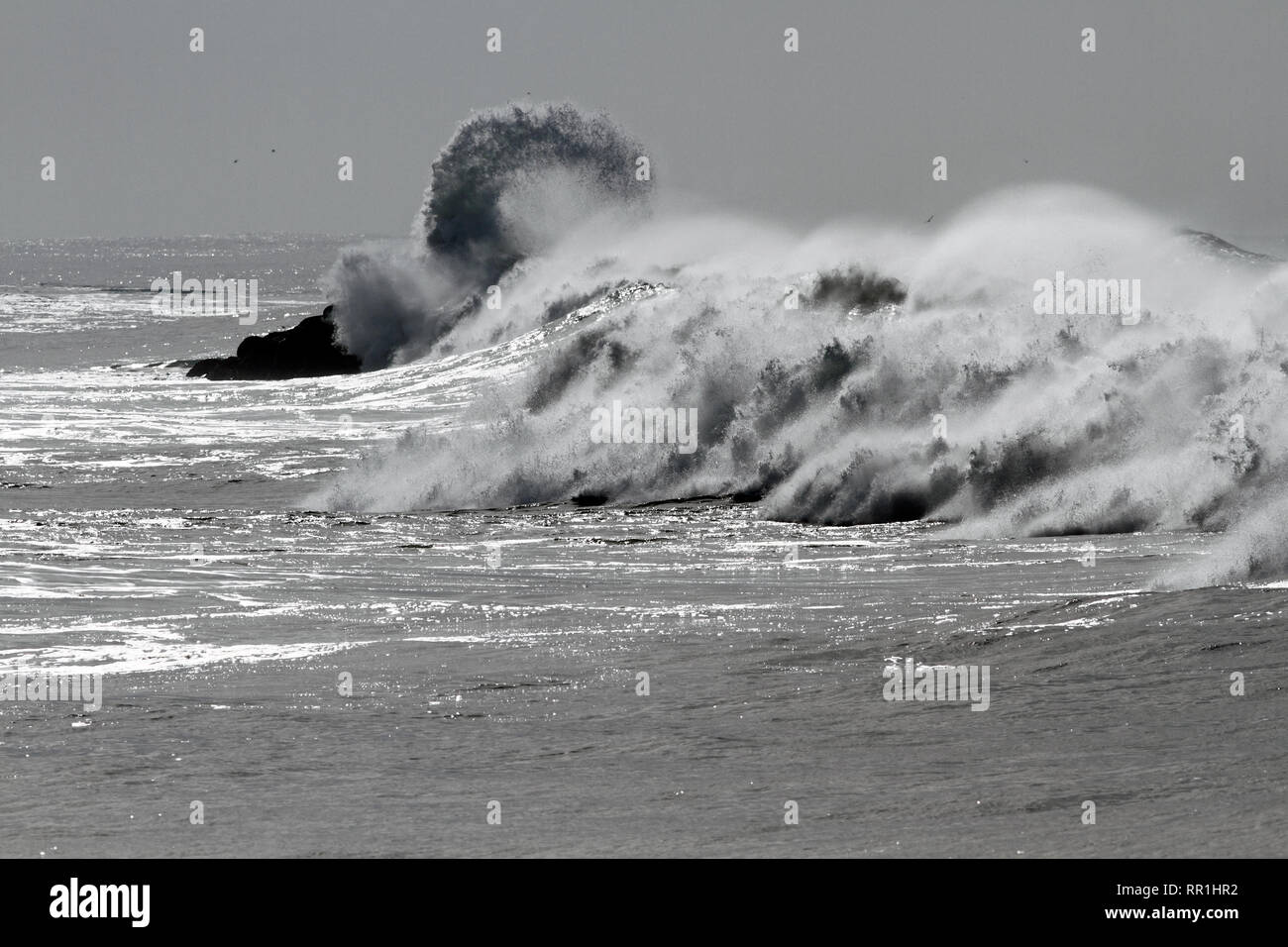 Coast of northern Portugal in winter Stock Photo - Alamy