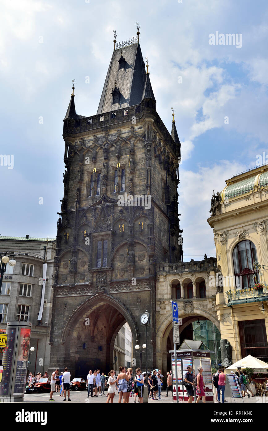 Prague clock tower hi-res stock photography and images - Alamy