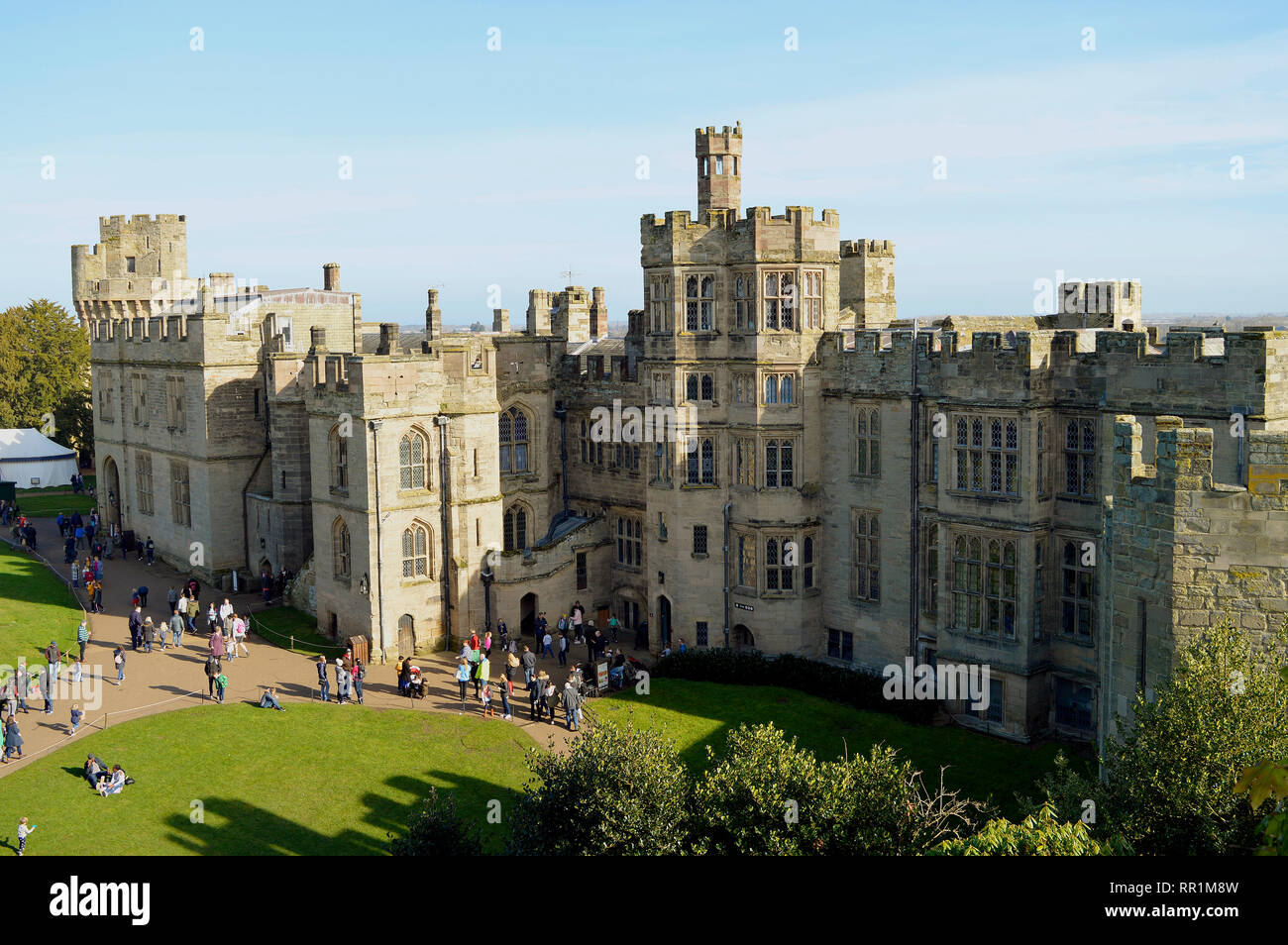 Warwick castle inside hi-res stock photography and images - Alamy