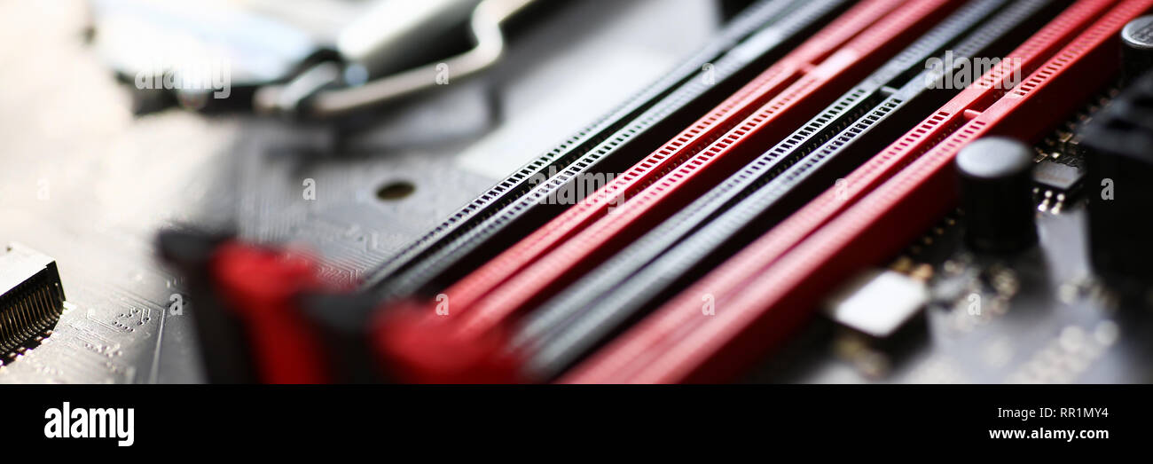 motherboard computer ddr Stock Photo - Alamy