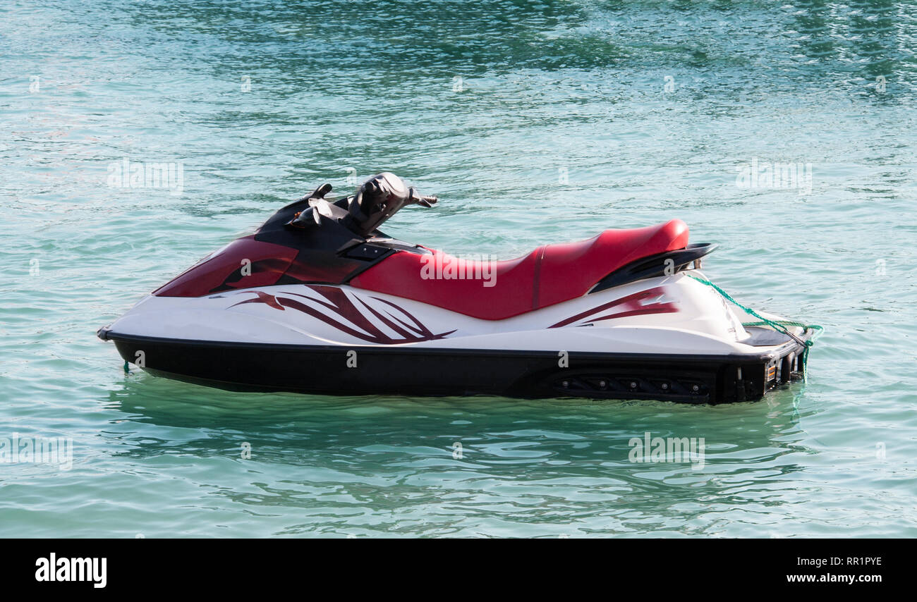 jet ski on the beach in the sea Stock Photo - Alamy