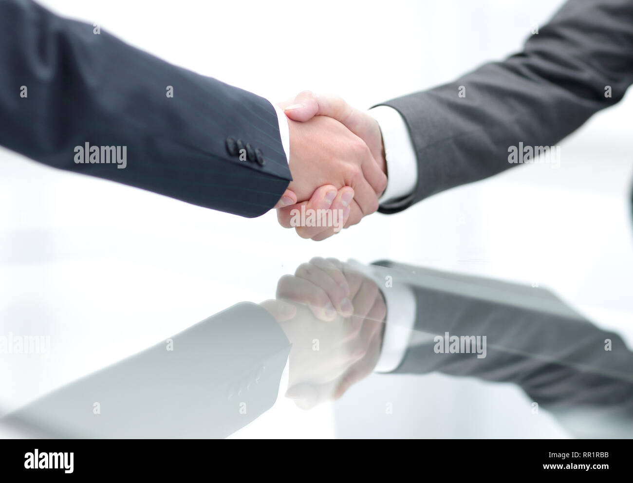 Business men making handshake. Business concept Stock Photo - Alamy