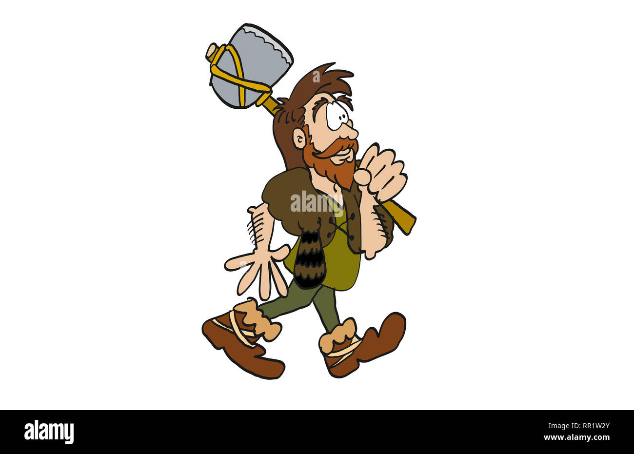 Axe evolution Cut Out Stock Images & Pictures - Alamy