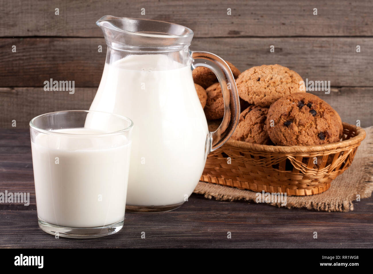 Pitcher milk cookies hi-res stock photography and images - Alamy