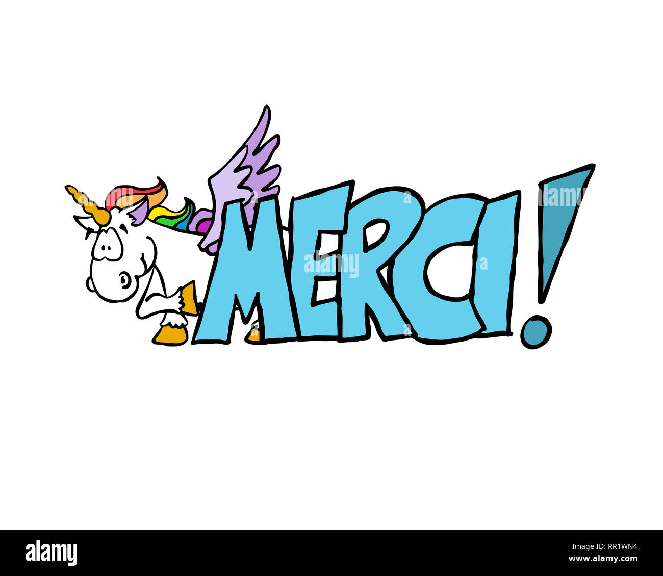 Unicorn word hi-res stock photography and images - Alamy