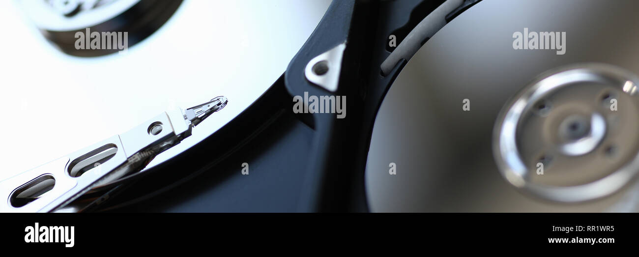 Hard drive from computer or laptop lies Stock Photo - Alamy