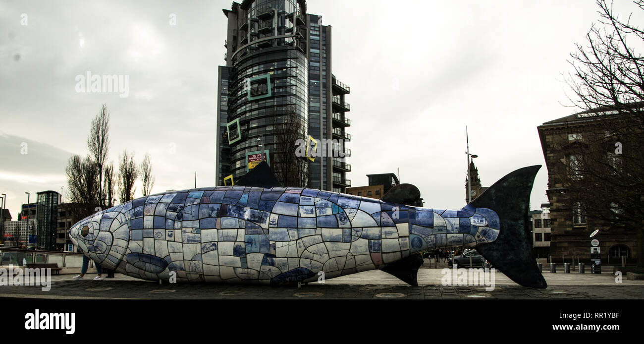 Titanic belfast iconic architecture tourism hi-res stock photography ...