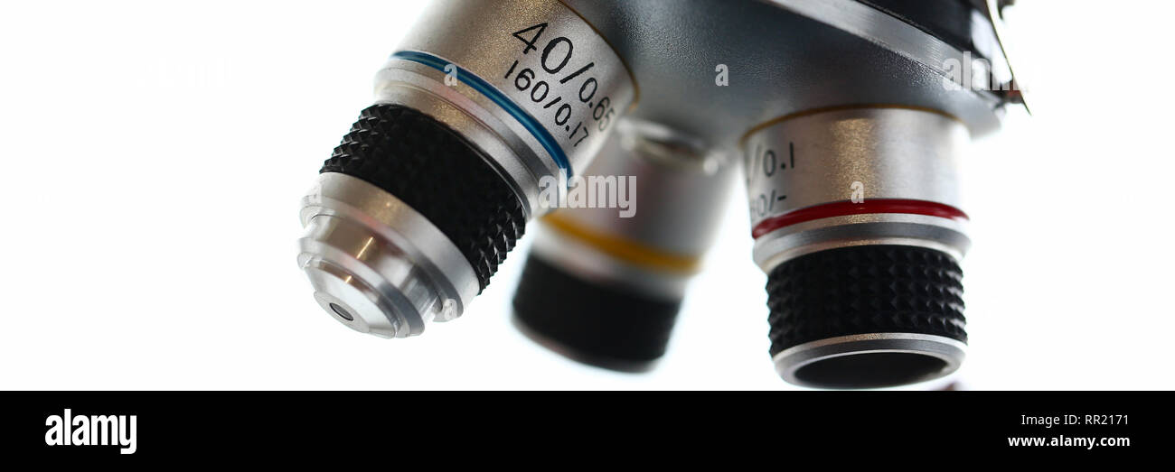 The head microscope on the background of Stock Photo - Alamy