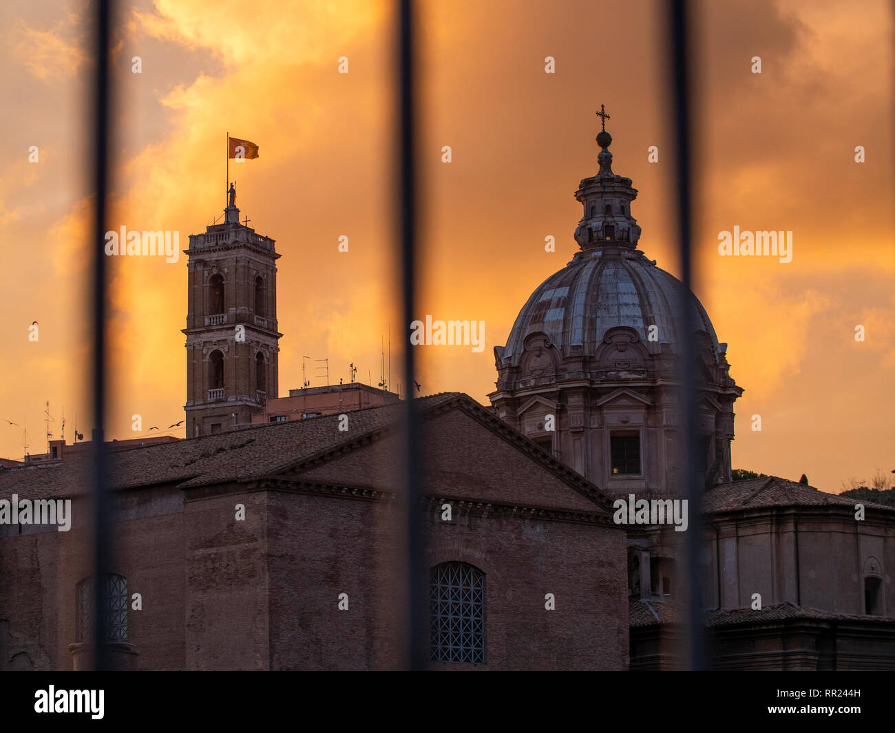 View of the Roman Colonnade Through Bars Gate, Ancient Roman Ruins in ...