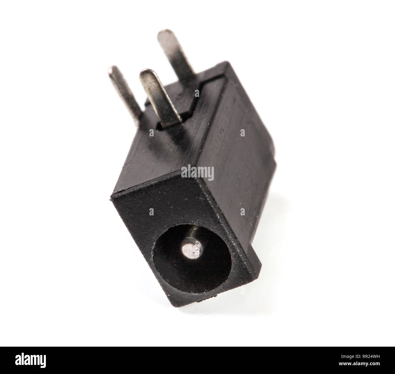 DC power supply connector for low current devices Stock Photo - Alamy