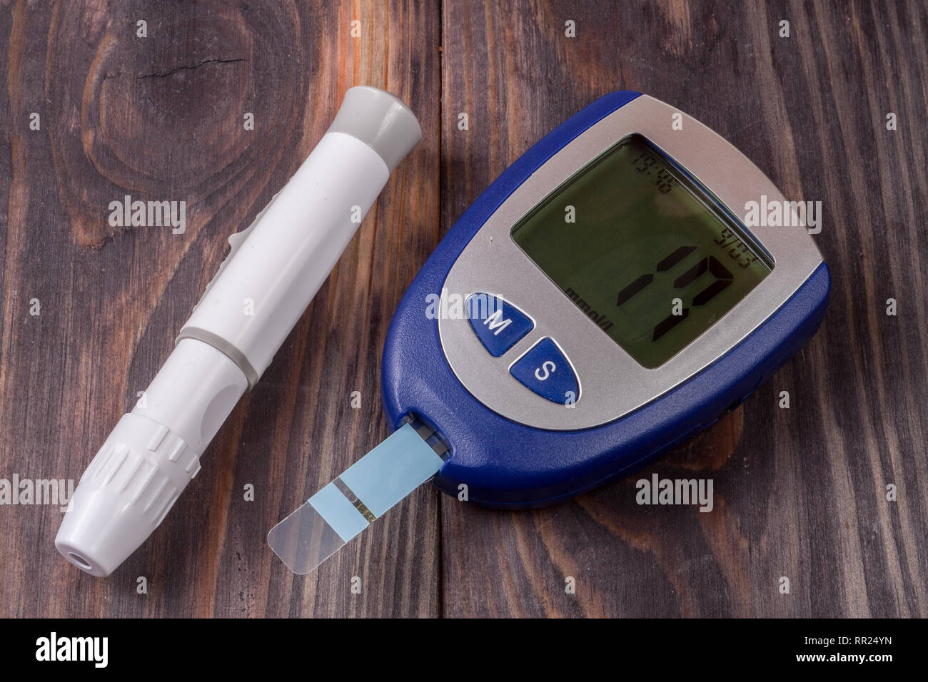Glucose test strips hi-res stock photography and images - Alamy