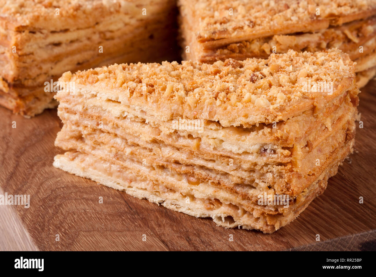 Napoleon pastry hi-res stock photography and images - Alamy