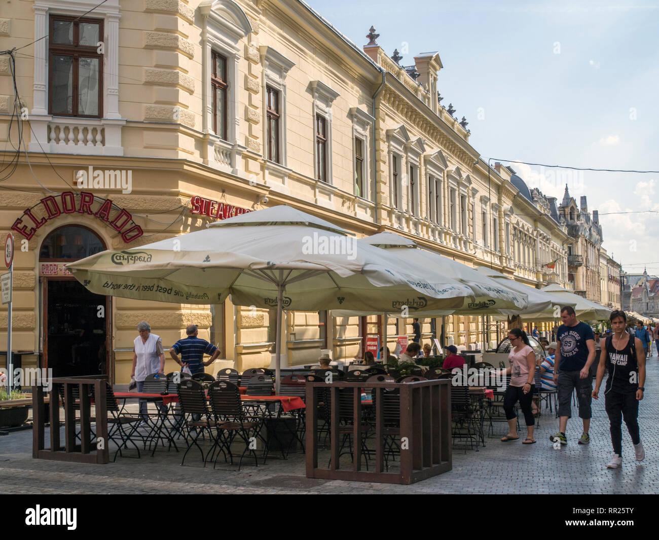 Art Nouveau buildings in the centre of Oradea, in Romania Stock Photo - Alamy
