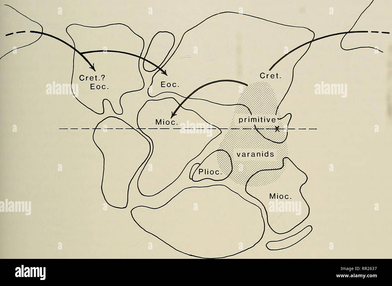 Cretaceo map hi-res stock photography and images - Alamy