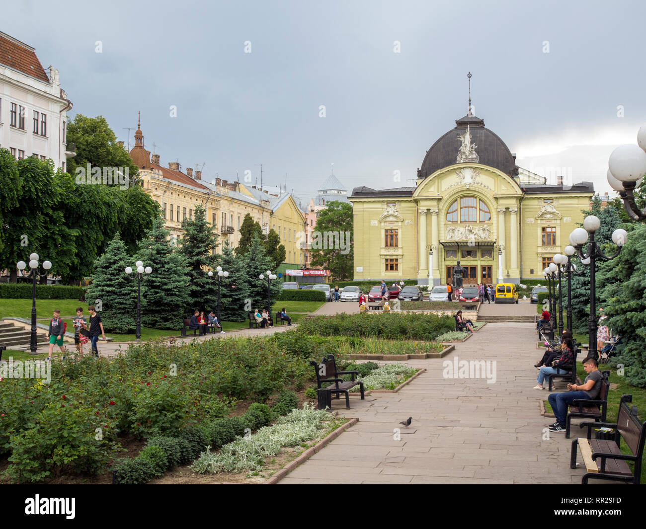 Chernivtsi drama theatre hi-res stock photography and images - Alamy