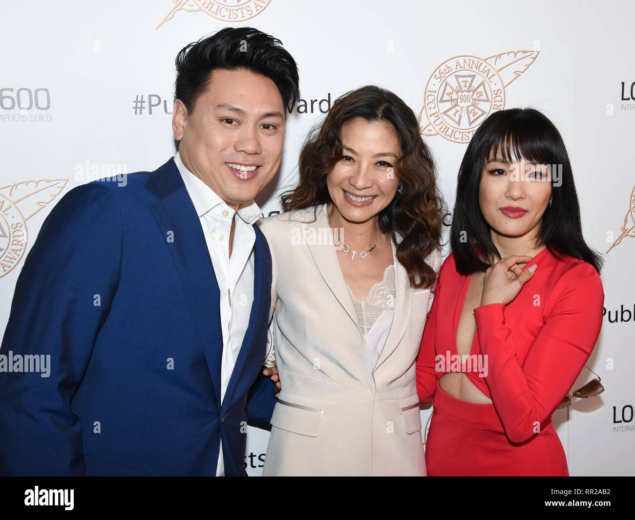 JON M. CHU, MICHELLE YEOH, and CONSTANCE WU attends the 56th Annual ICG ...