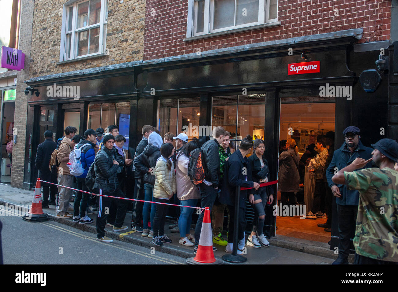 Supreme skate shop in soho london hi-res stock photography and images ...