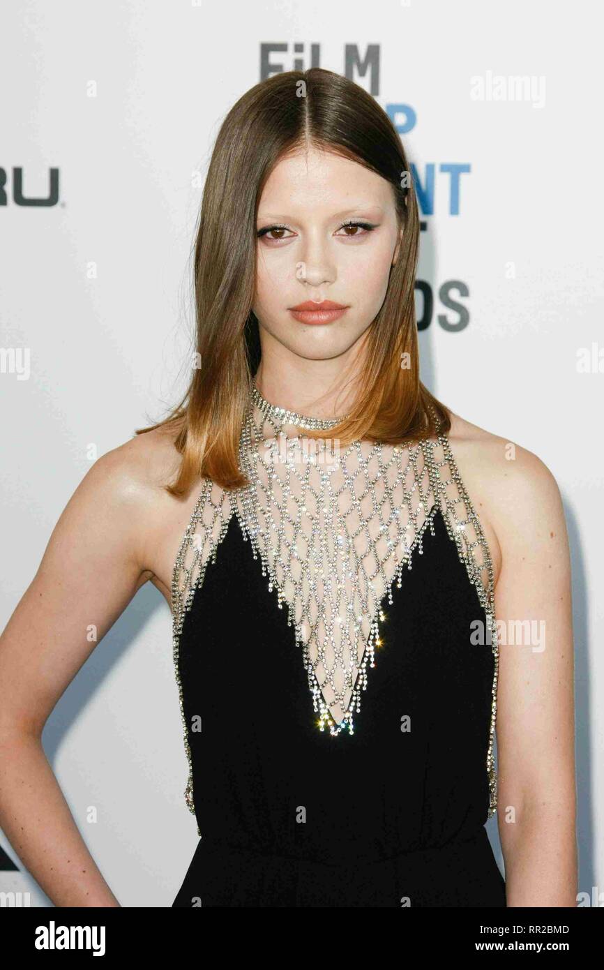 LOS ANGELES, CA - FEBRUARY 23: Mia Goth at the 34th Film Independent ...