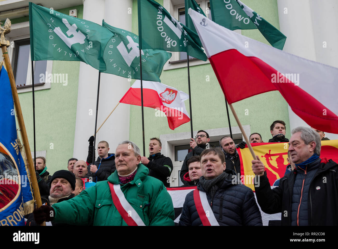 Polish national anthem event hi-res stock photography and images - Alamy