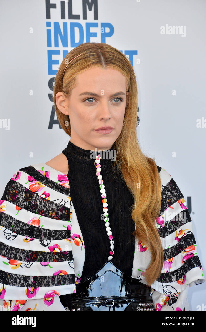 Santa Monica, California, USA. 23rd February, 2019. Riley Keough at the ...