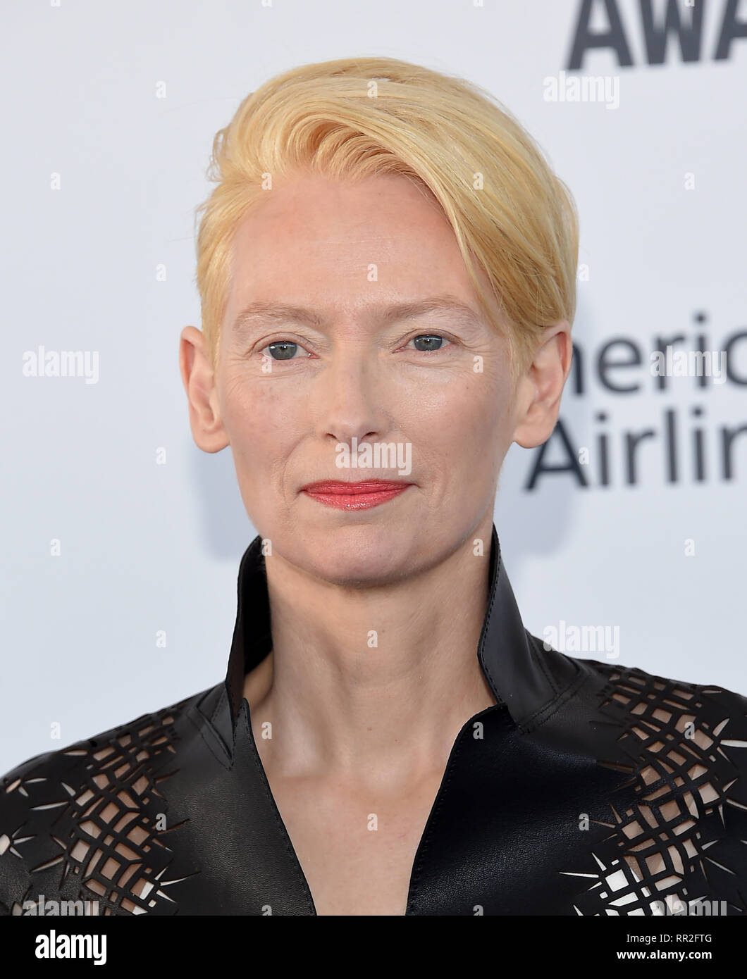 Santa Monica, California, USA. 23rd Feb, 2019. Tilda Swinton arrives ...
