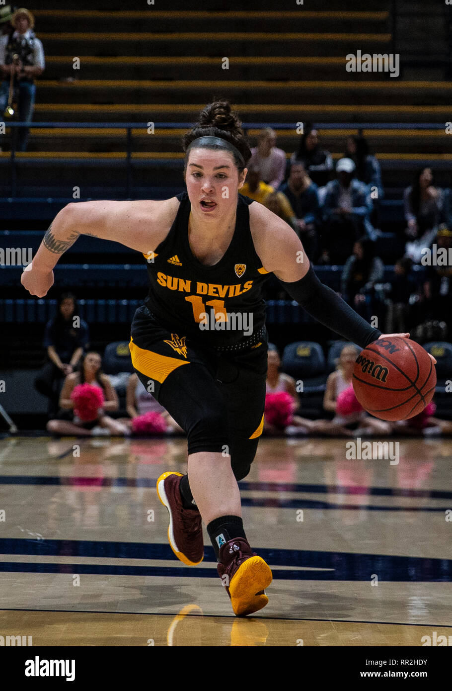 Berkeley, CA U.S. 22nd Feb, 2019. A. Arizona State guard Robbi Ryan (11 ...