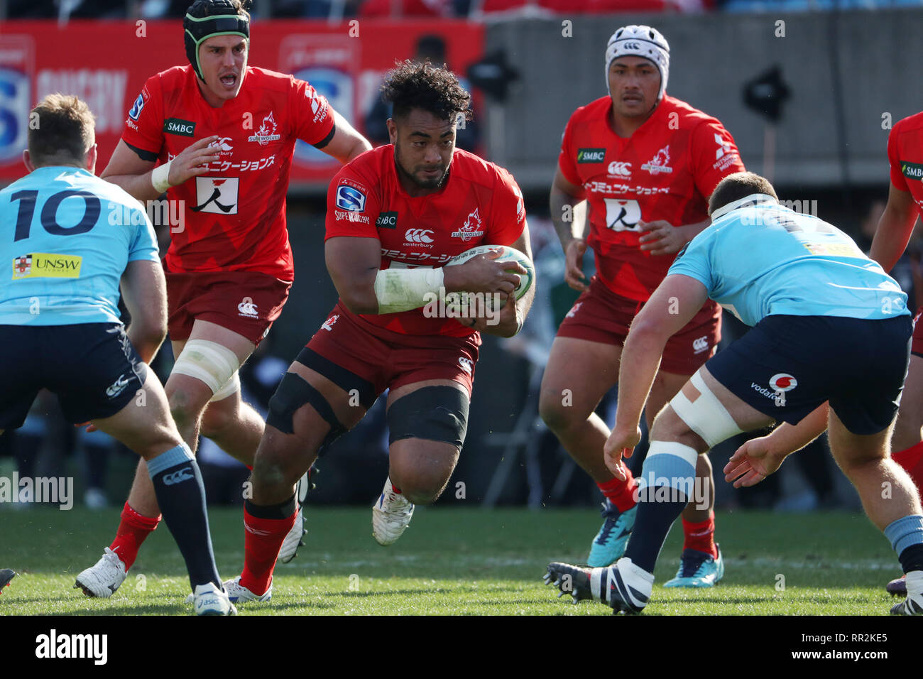 Tokyo, Japan. 23rd Feb, 2019. Uwe Helu (Sunwolves) Rugby : 2019 Super ...