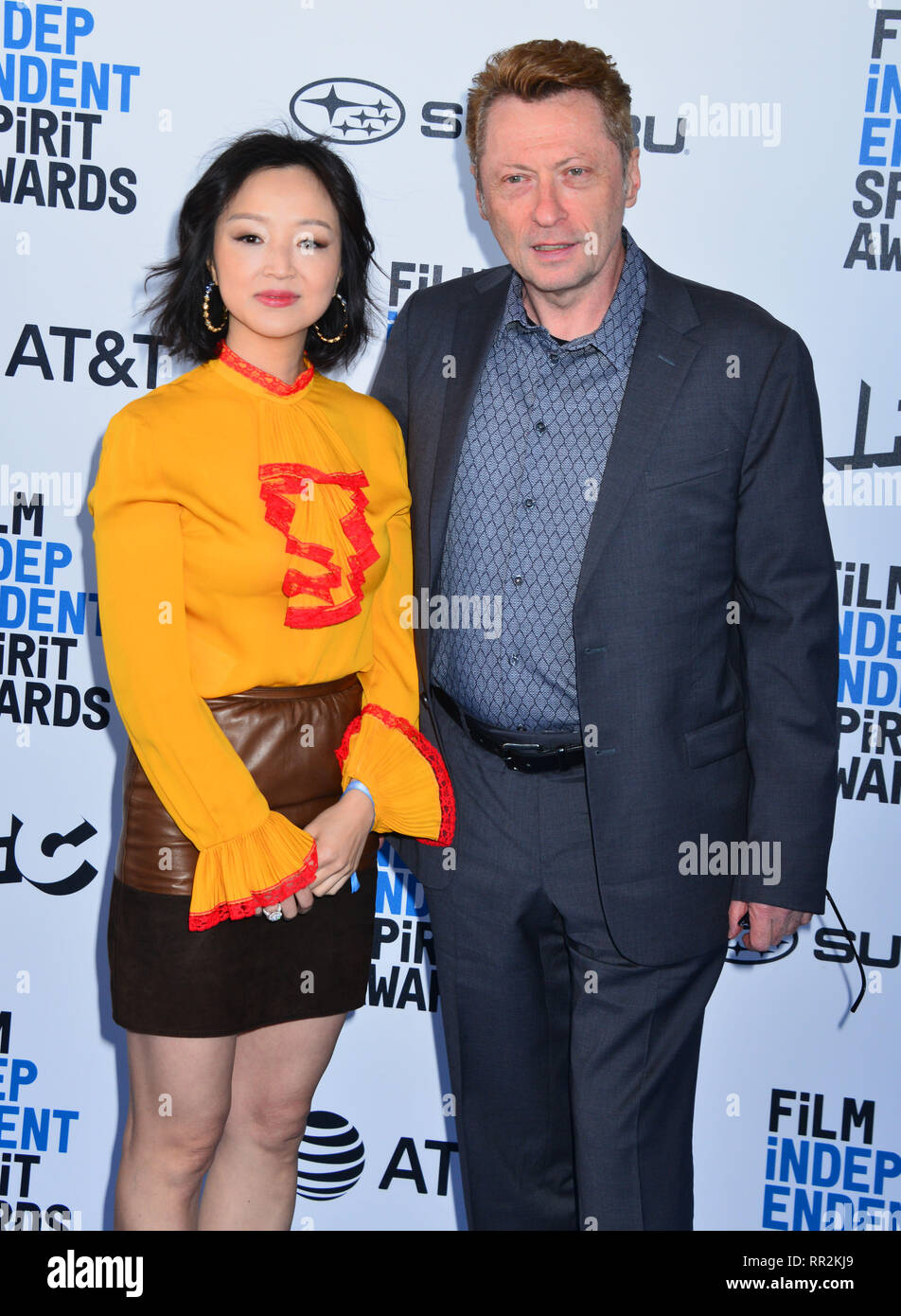 Santa Monica, California, USA. 23rd Feb, 2019. Ying Ye, Gary Hamilton attends the 2019 Film ...