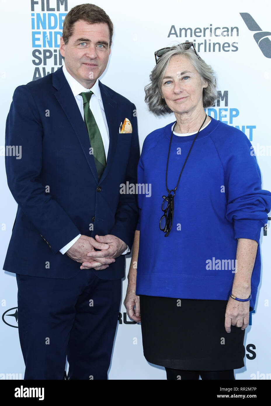 SANTA MONICA, LOS ANGELES, CA, USA - FEBRUARY 23: Josh Welsh and Mary ...