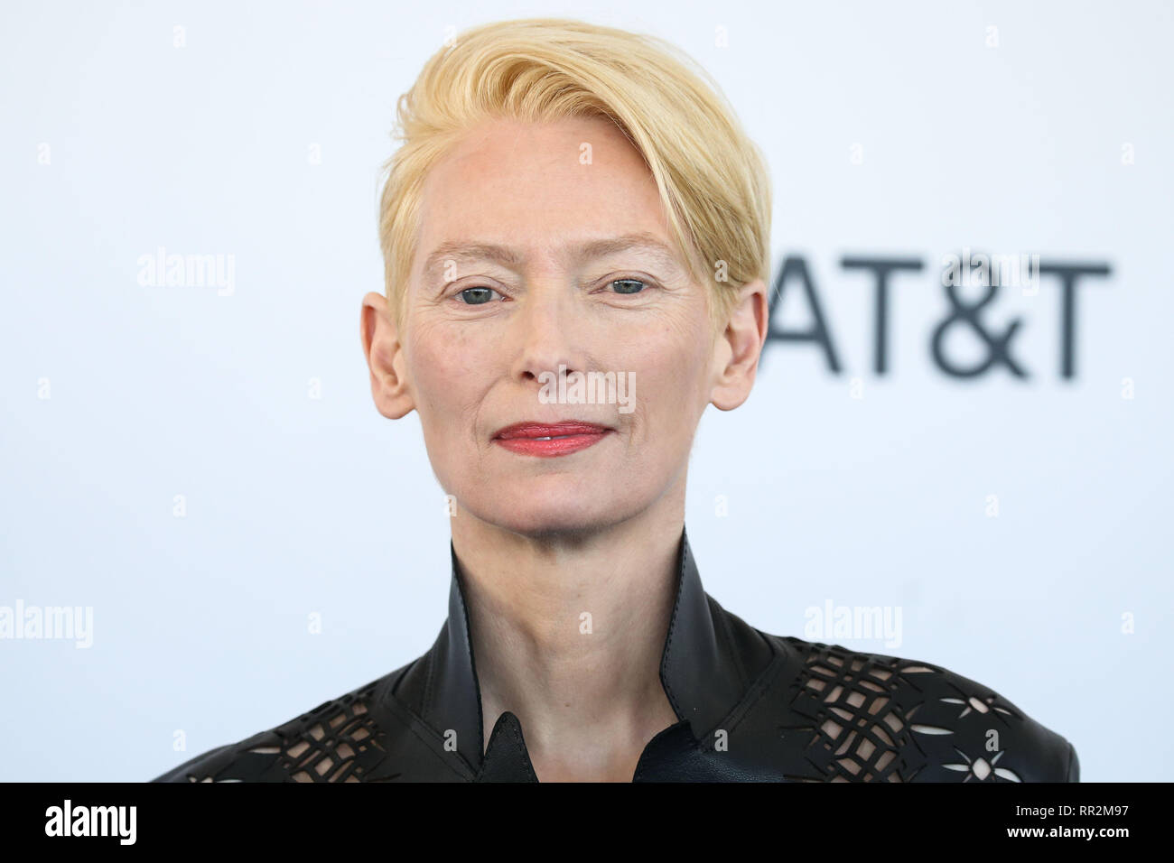 SANTA MONICA, LOS ANGELES, CA, USA - FEBRUARY 23: Actress Tilda Swinton ...