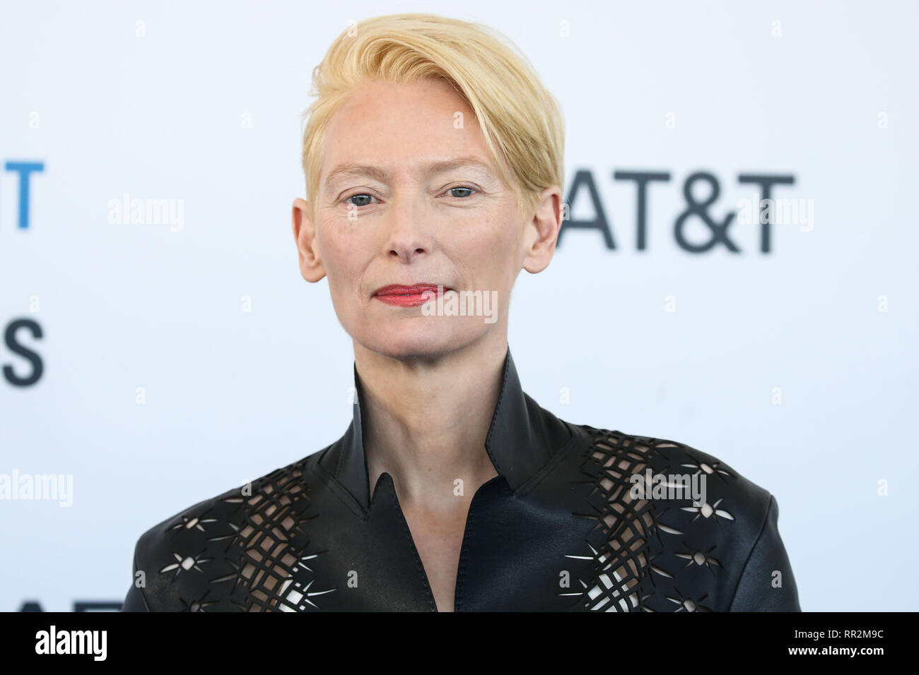 SANTA MONICA, LOS ANGELES, CA, USA - FEBRUARY 23: Actress Tilda Swinton ...