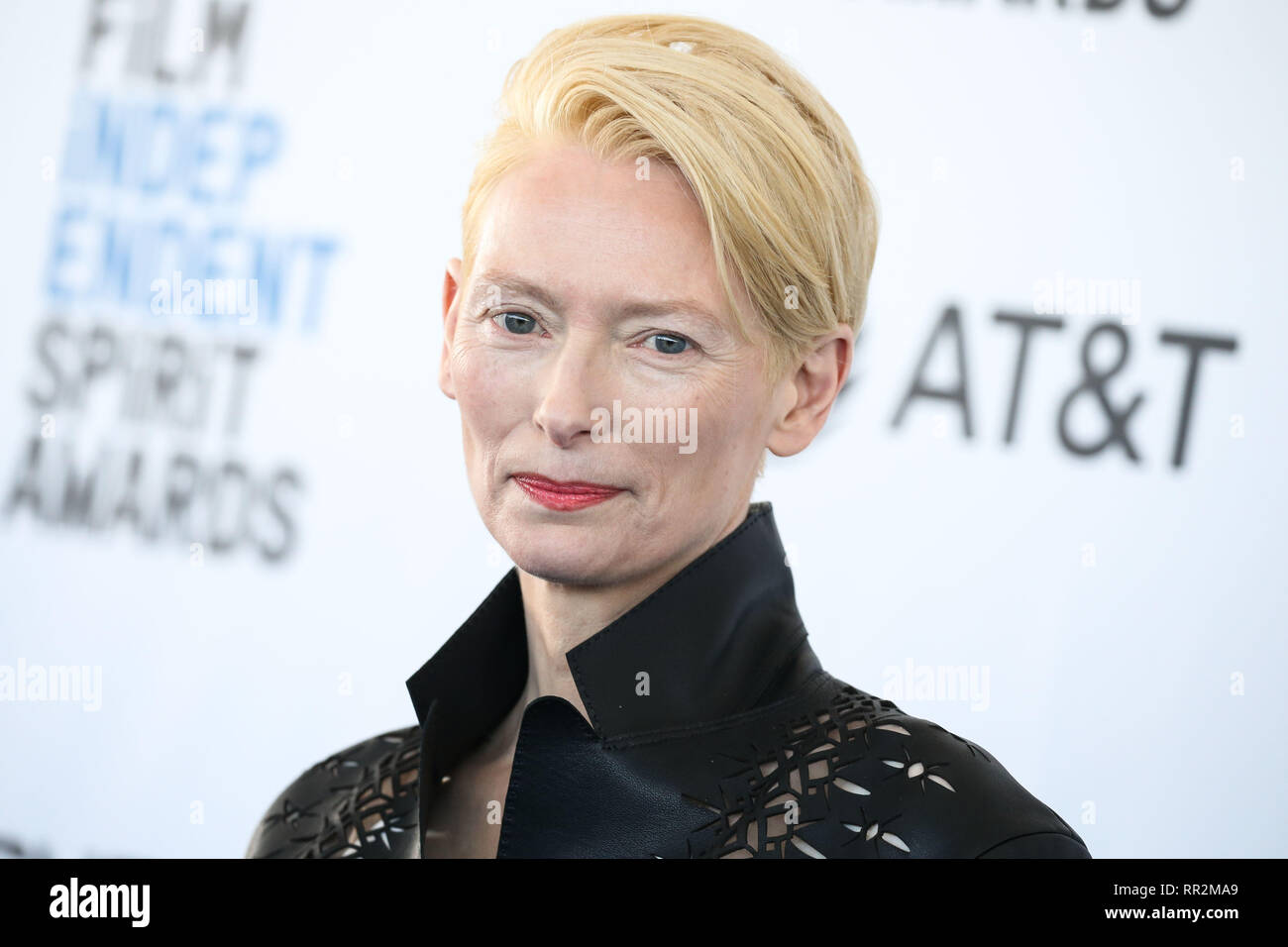 SANTA MONICA, LOS ANGELES, CA, USA - FEBRUARY 23: Actress Tilda Swinton ...