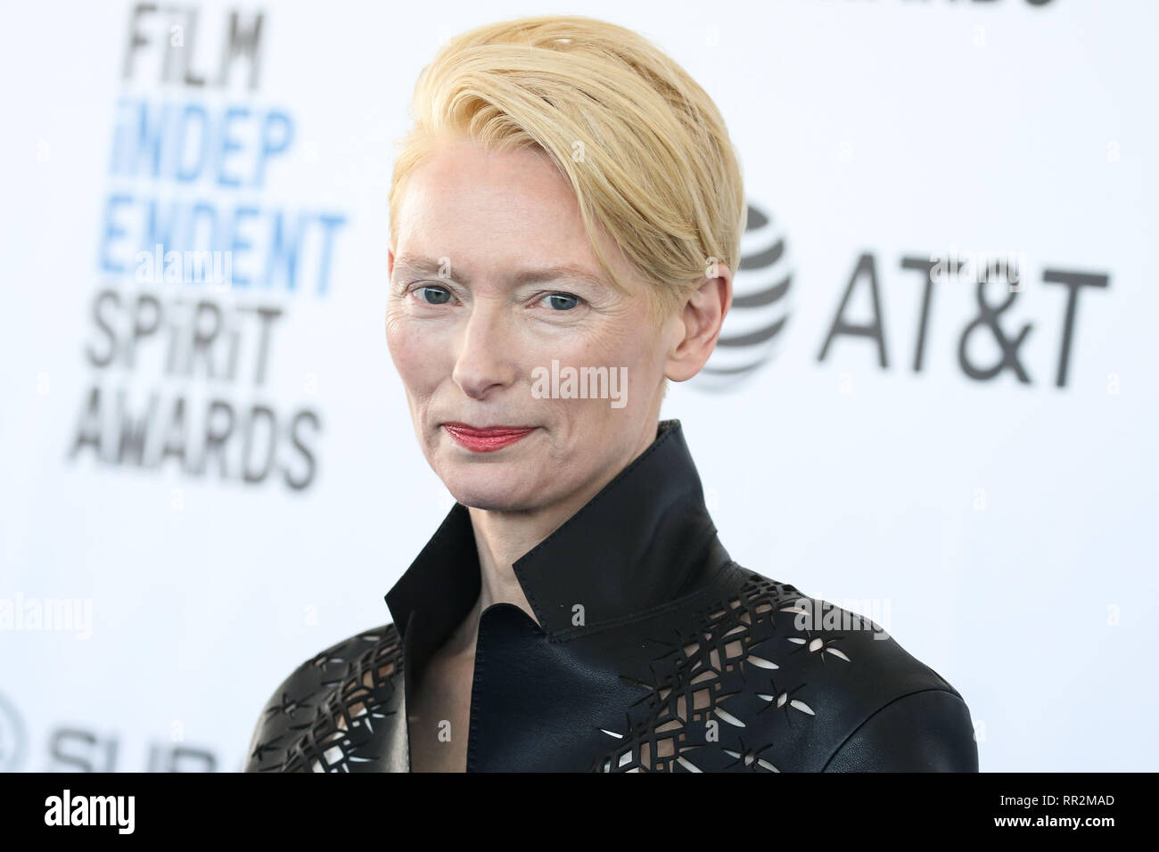 SANTA MONICA, LOS ANGELES, CA, USA - FEBRUARY 23: Actress Tilda Swinton ...