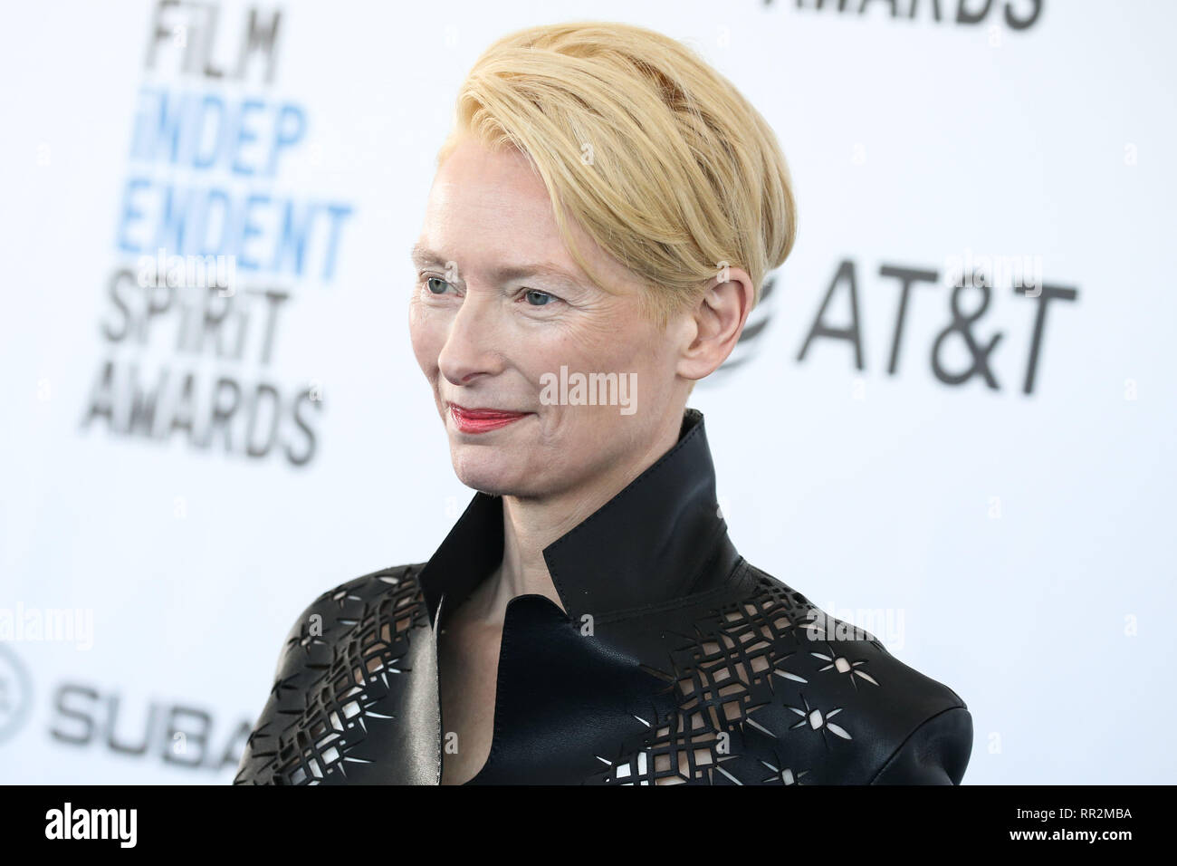 SANTA MONICA, LOS ANGELES, CA, USA - FEBRUARY 23: Actress Tilda Swinton ...