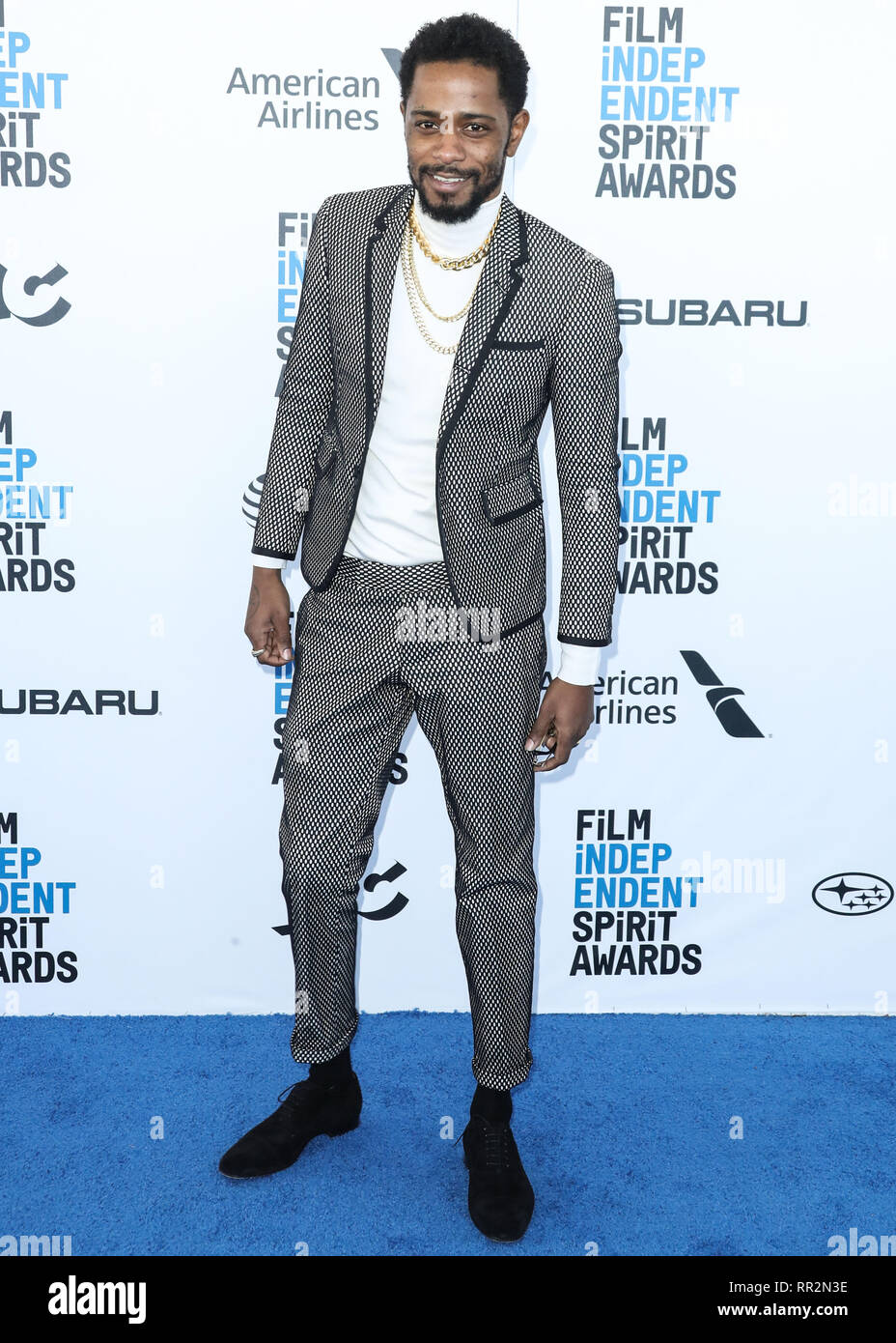 SANTA MONICA, LOS ANGELES, CA, USA - FEBRUARY 23: Actor Lakeith ...