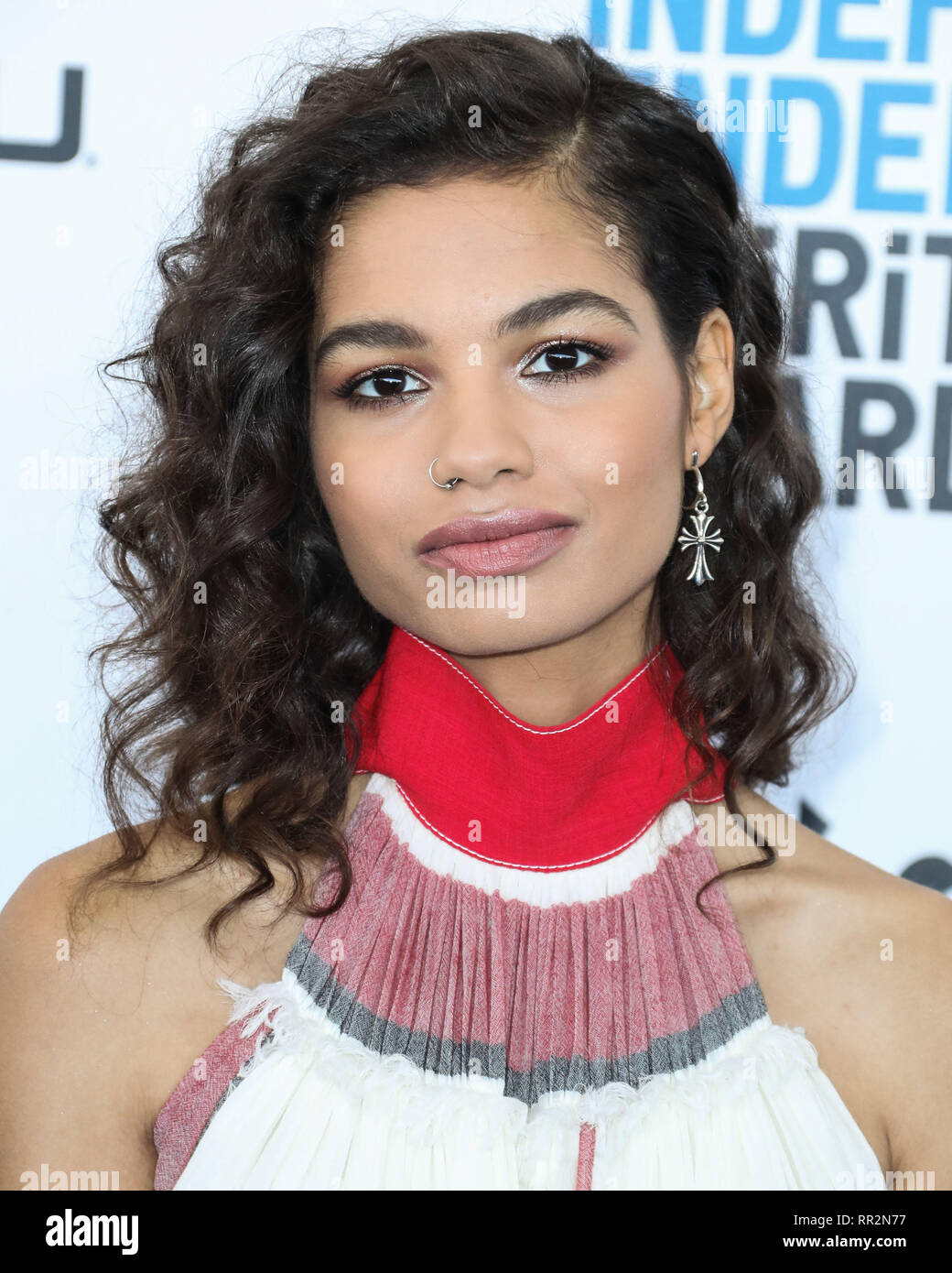 SANTA MONICA, LOS ANGELES, CA, USA - FEBRUARY 23: Actress Helena Howard ...