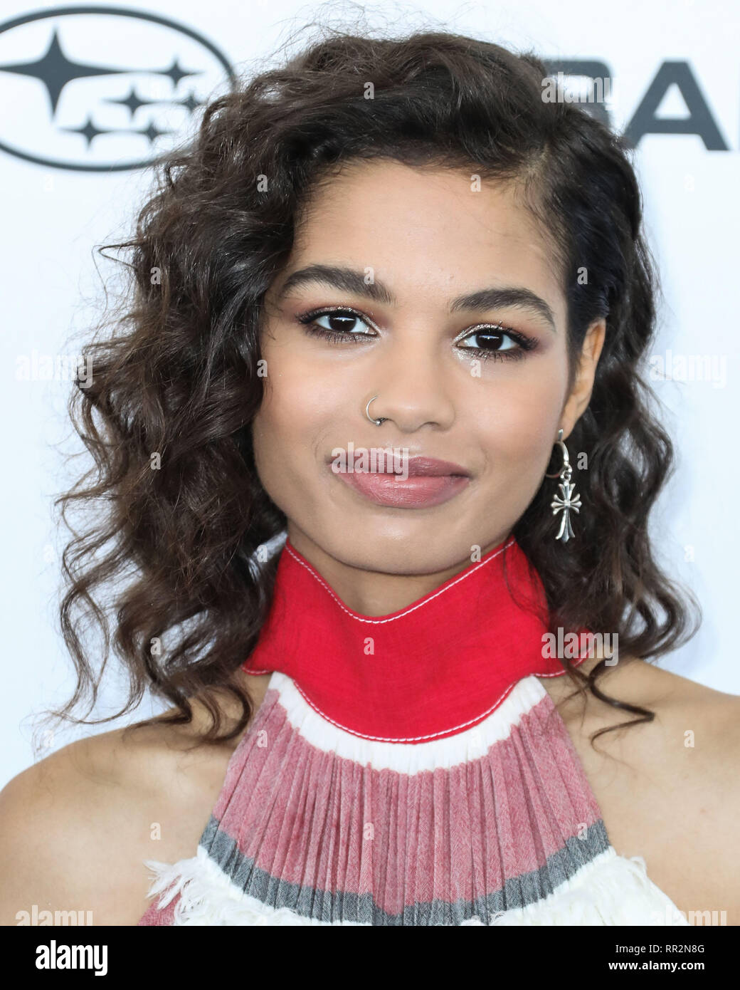 SANTA MONICA, LOS ANGELES, CA, USA - FEBRUARY 23: Actress Helena Howard ...