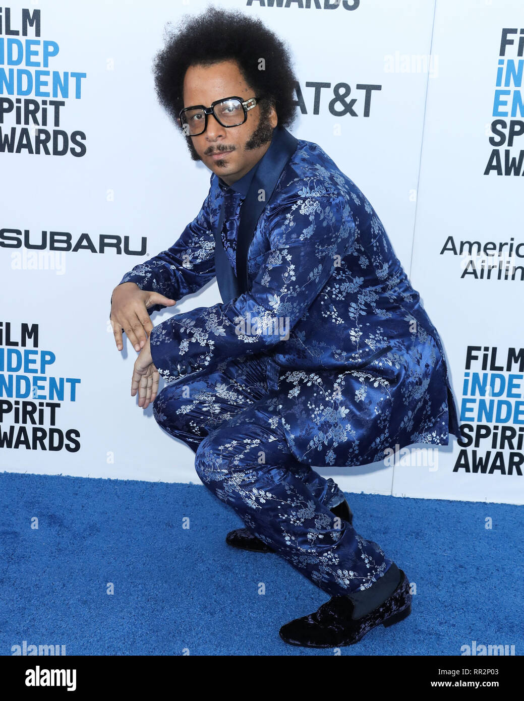 SANTA MONICA, LOS ANGELES, CA, USA - FEBRUARY 23: Rapper Boots Riley ...