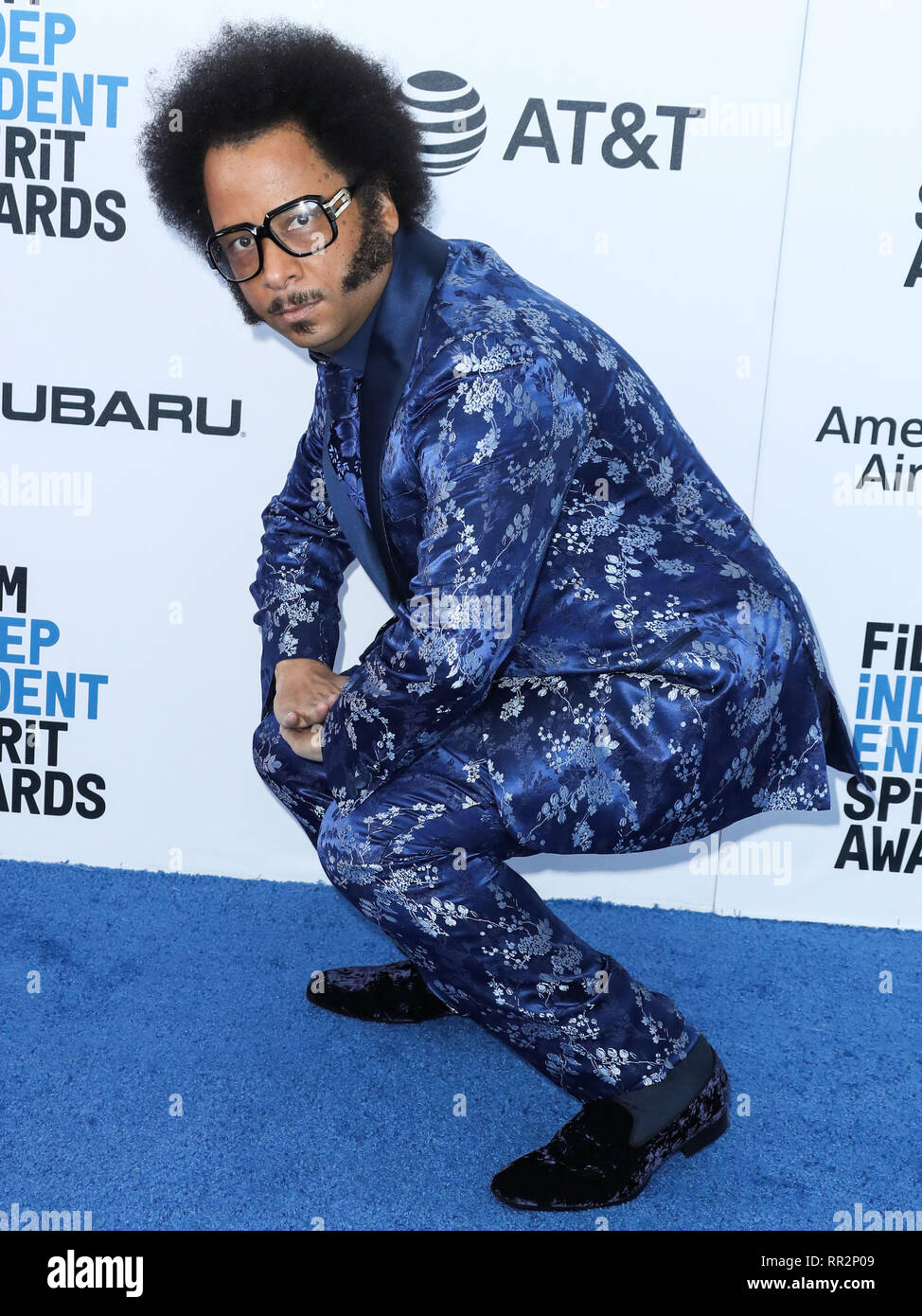 SANTA MONICA, LOS ANGELES, CA, USA - FEBRUARY 23: Rapper Boots Riley ...