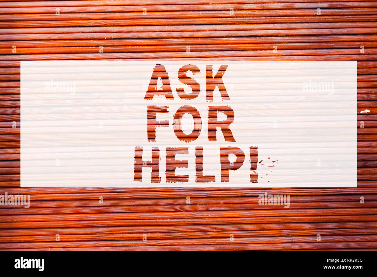 Writing note showing Ask For Help. Business photo showcasing Request to ...