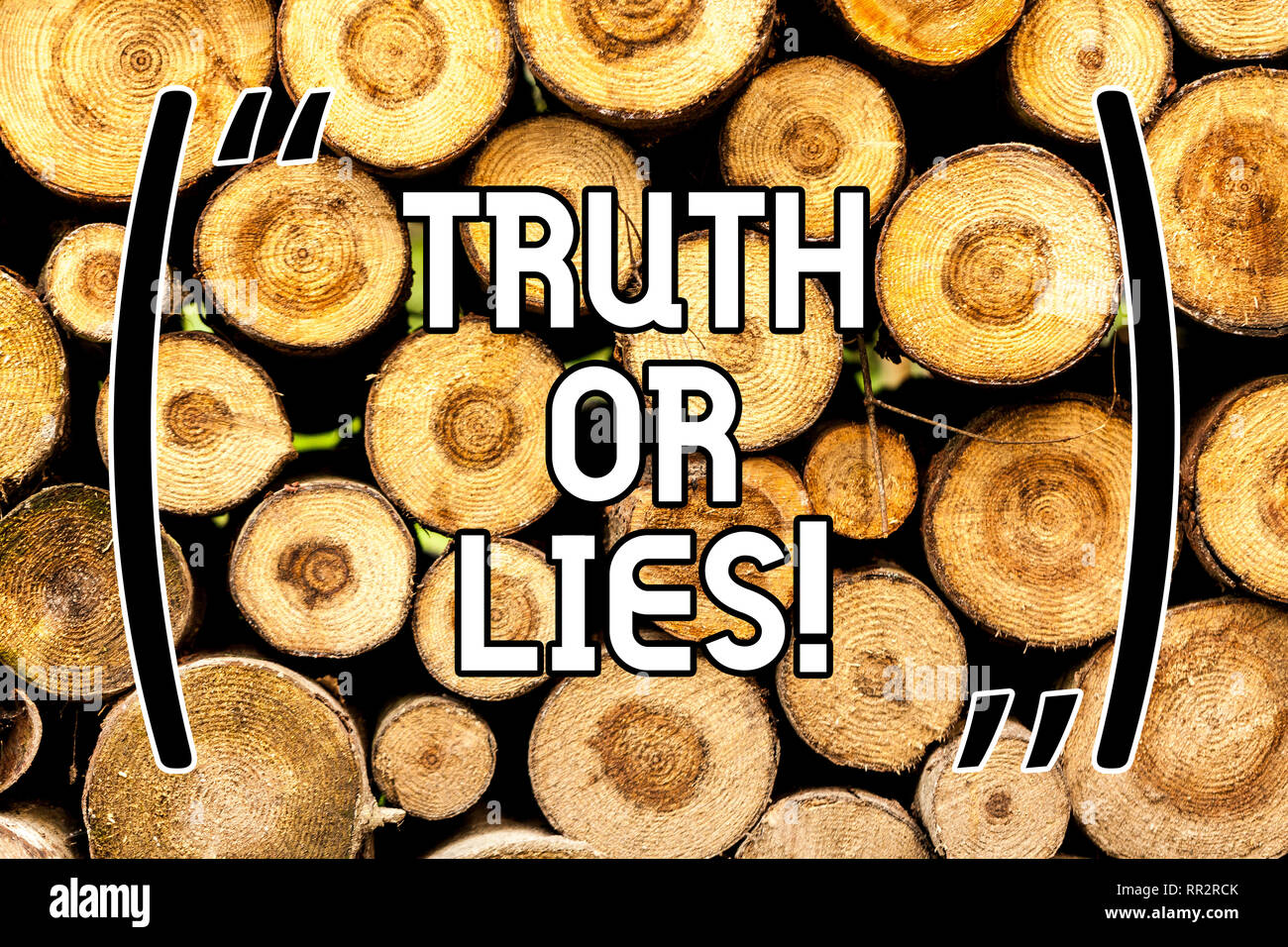 Truth Versus Lies High Resolution Stock Photography and Images - Alamy